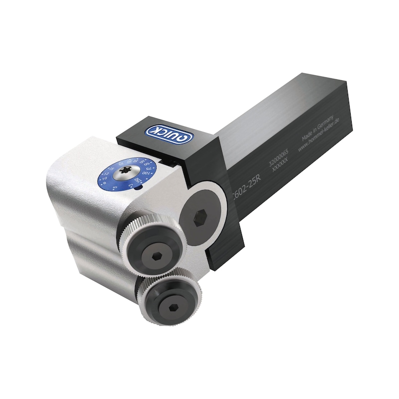 QUICK knurl cutter holder C602 right shank 25x25 mm f. knurl cutters 21 ...