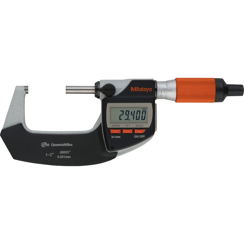 Mitutoyo QuantuMike outside micrometer IP65 1-2 inch