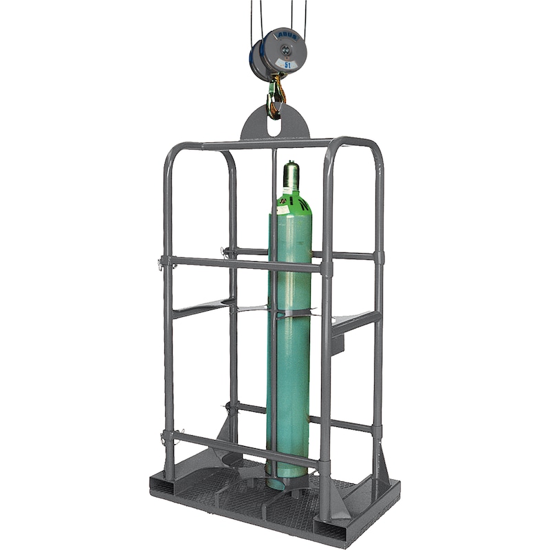 EICHINGER INDUSTRIE Gas cylinder transport racks for four cylinders