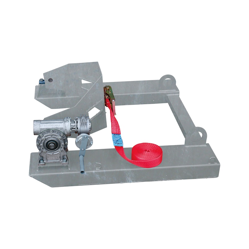 EICHINGER drum and barrel tipper with crank for one drum, hot-dip ...