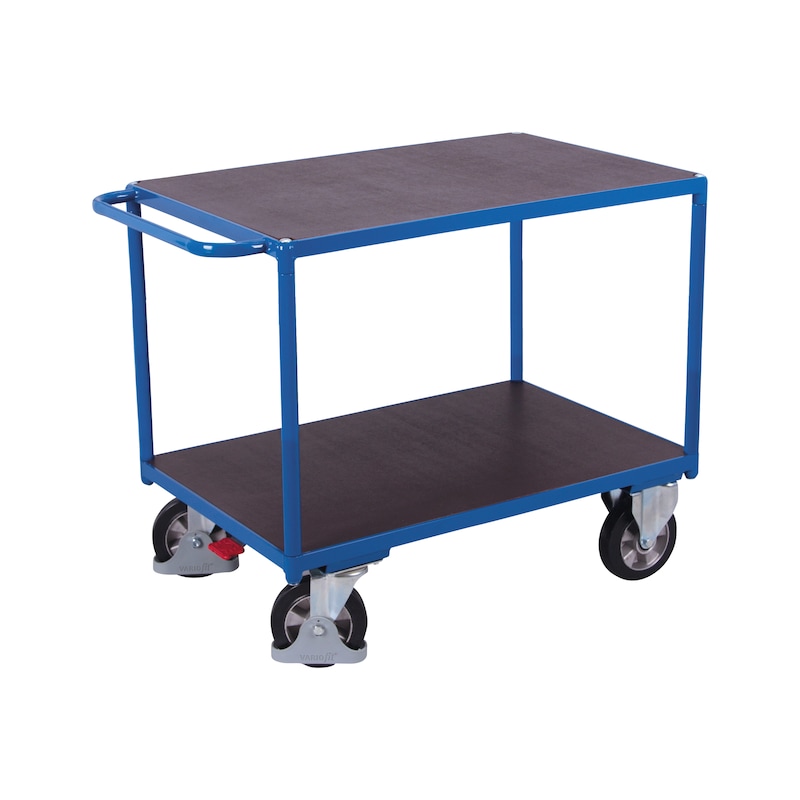 Buy VARIOFIT Heavy-duty table trolley with two screen-printed load areas