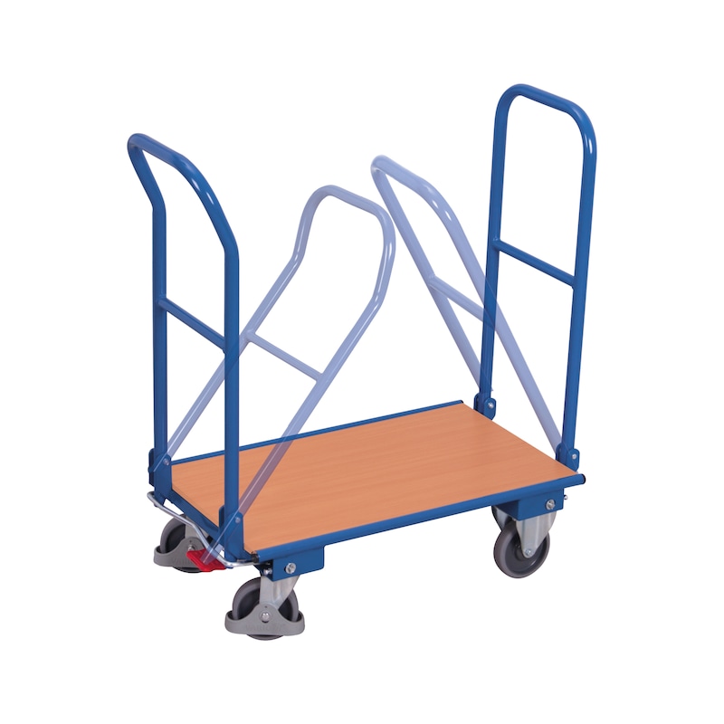 VARIOFIT Folding push bar trolley with two push bars