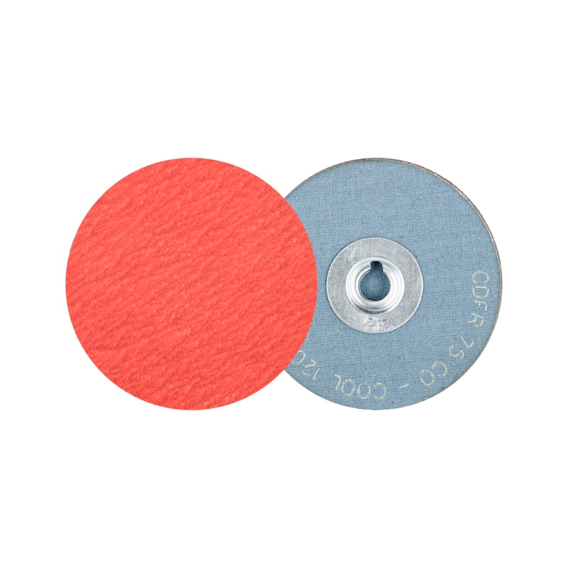 COMBIDISC ceramic grain mini fiber disc CDF 75 mm CO-COOL120 for steel