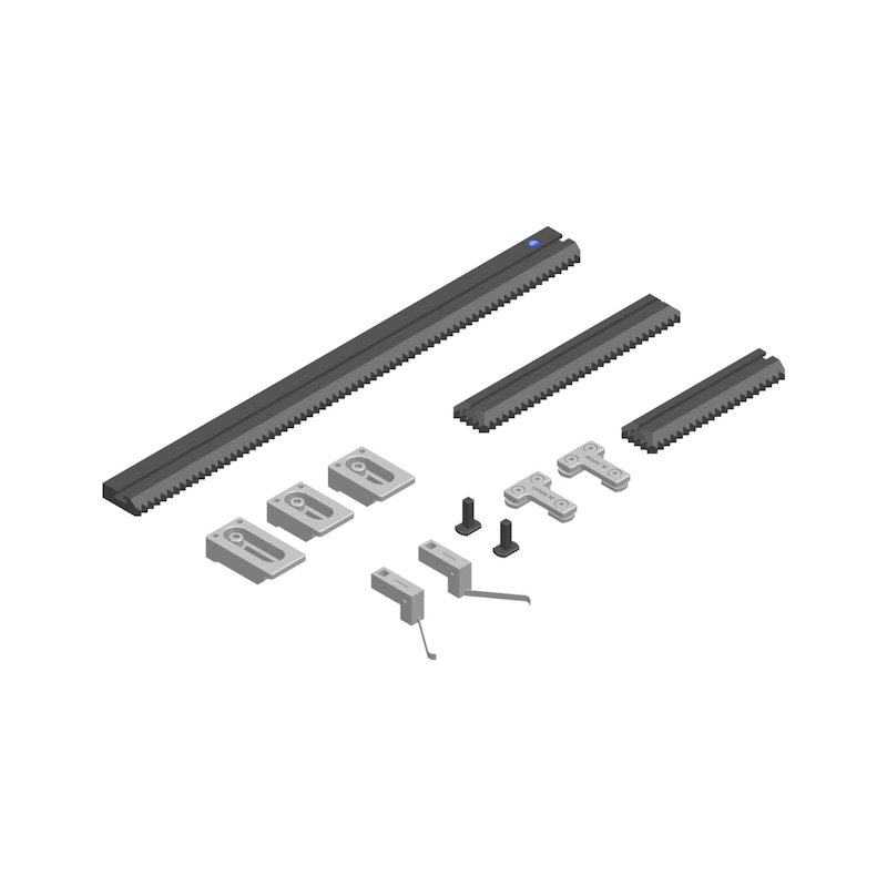 Buy DK FIXIERSYSTEME SCHIENENFIX clamping set for HITEC video measuring ...