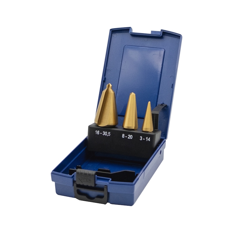 Buy ORION Conical drill bit set HSS TiN