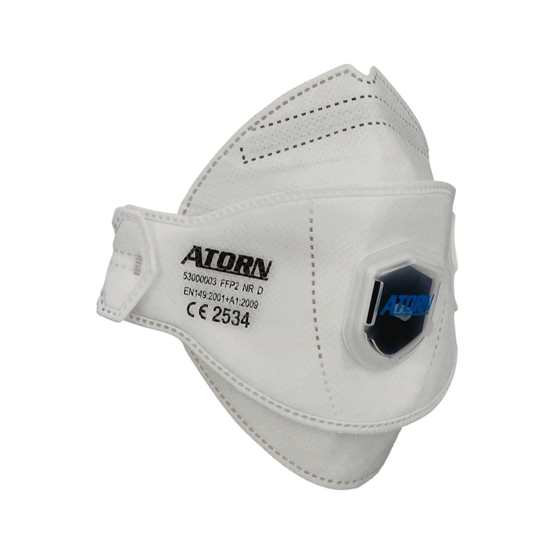 ATORN Atemschutzmaske A-Mask 3, FFP2, faltbar, mit Ventil, Pack à 15 Stück