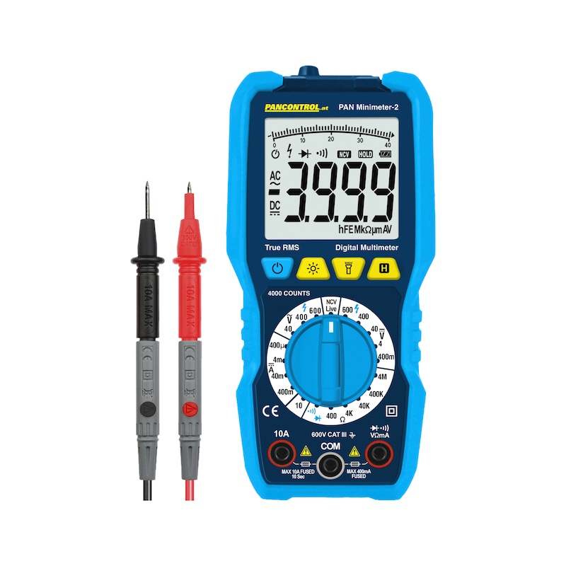 PANCONTROL Digital minimeter with non-contact voltage tester/continuity ...