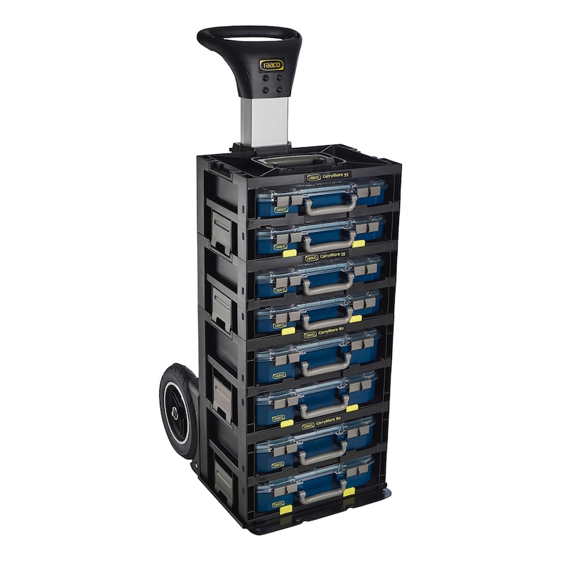 Assortment case with trolley | HAHN+KOLB