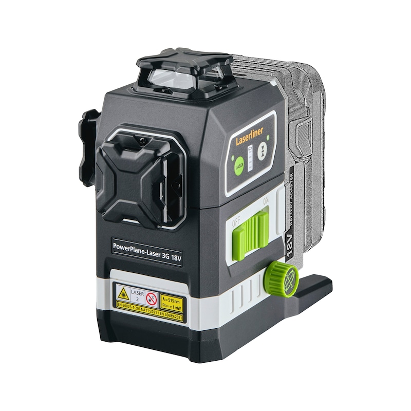 LASERLINER PowerPlane-Laser 3G Multi 18V cross-line laser