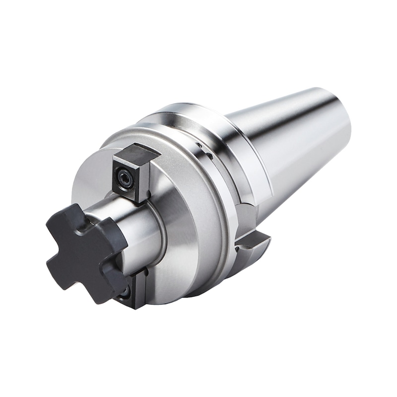 KEMMLER transverse groove shell mill arbour DualContact BT40, dia. 27 ...