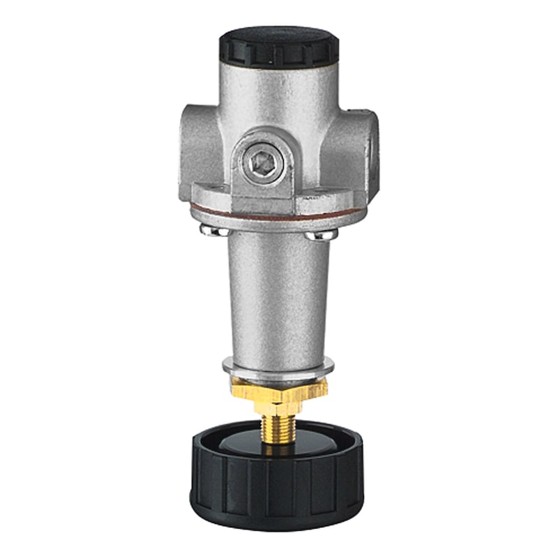 RIEGLER Pressure regulator for panel mounting standard without pressure ...