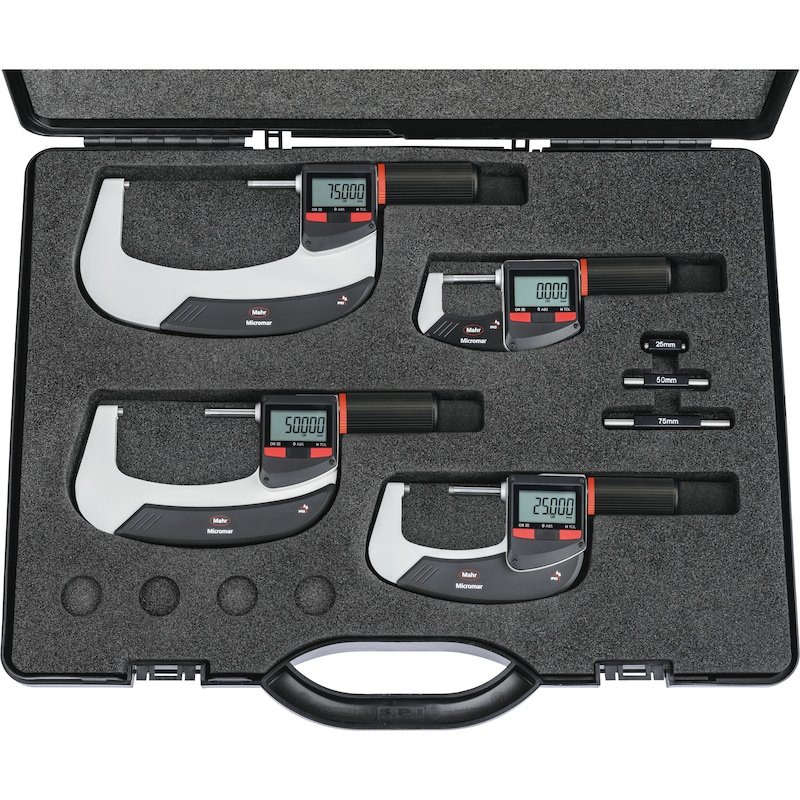 Buy MAHR Micromar 40 EWR(i) electronic outside micrometer set