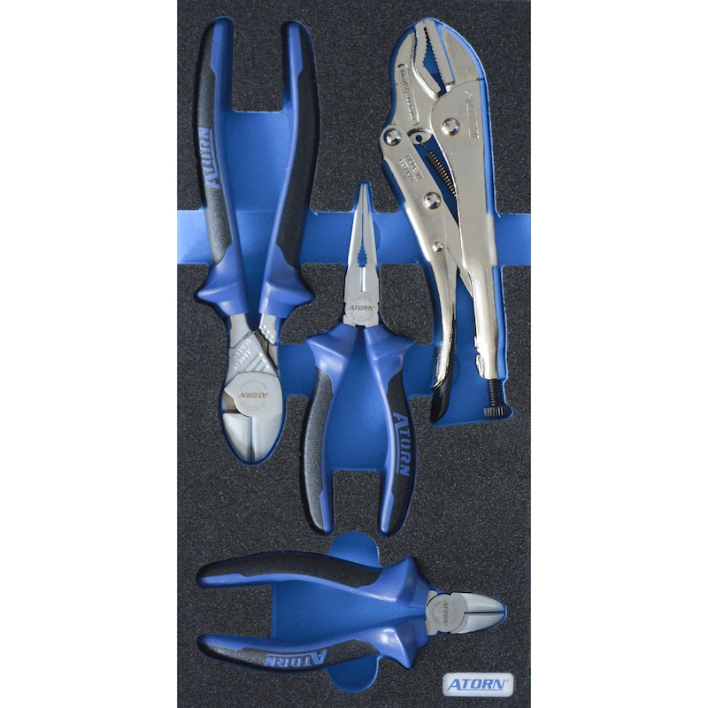 ATORN Hard foam insert equipped with pliers 3, 4 pieces online kopen