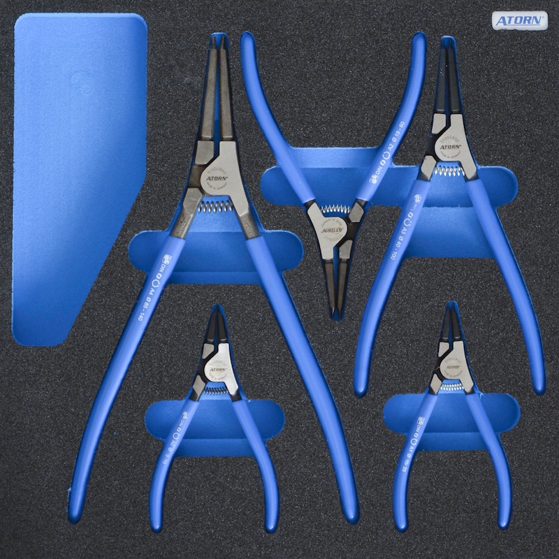 Buy ATORN Hard foam insert equipped with circlip pliers 5, 5 pieces