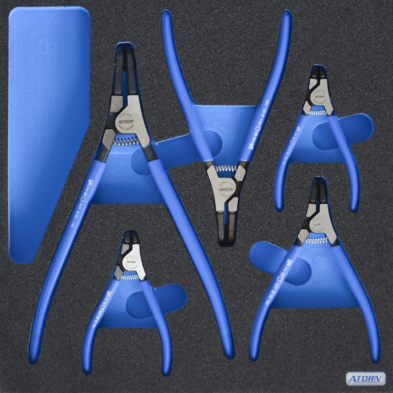 Buy ATORN Hard foam insert equipped with circlip pliers 5, 5 pieces