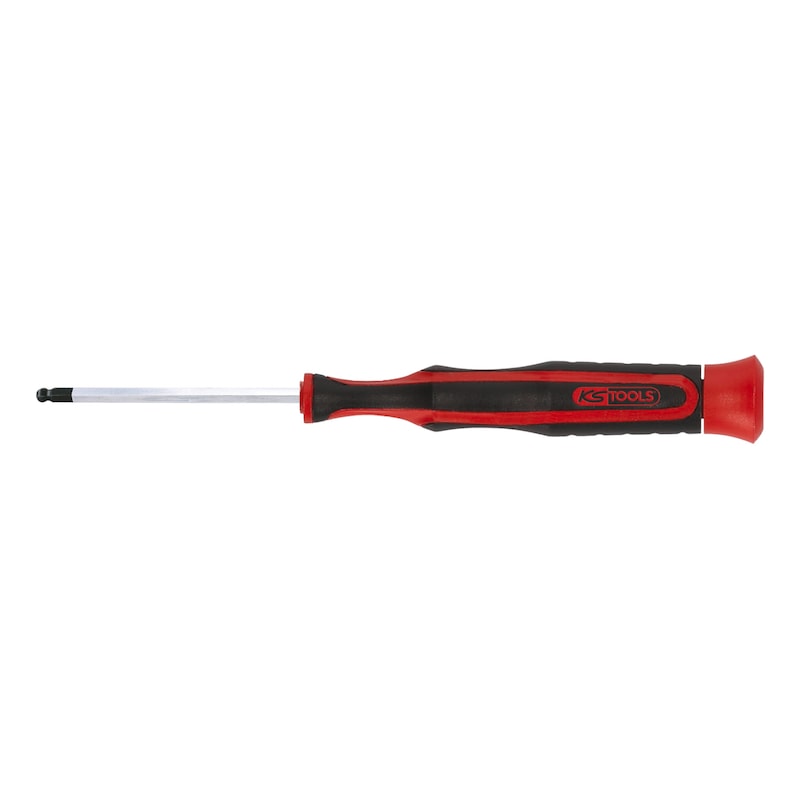 KS TOOLS Precision screwdriver for hexagon socket screws with ball head