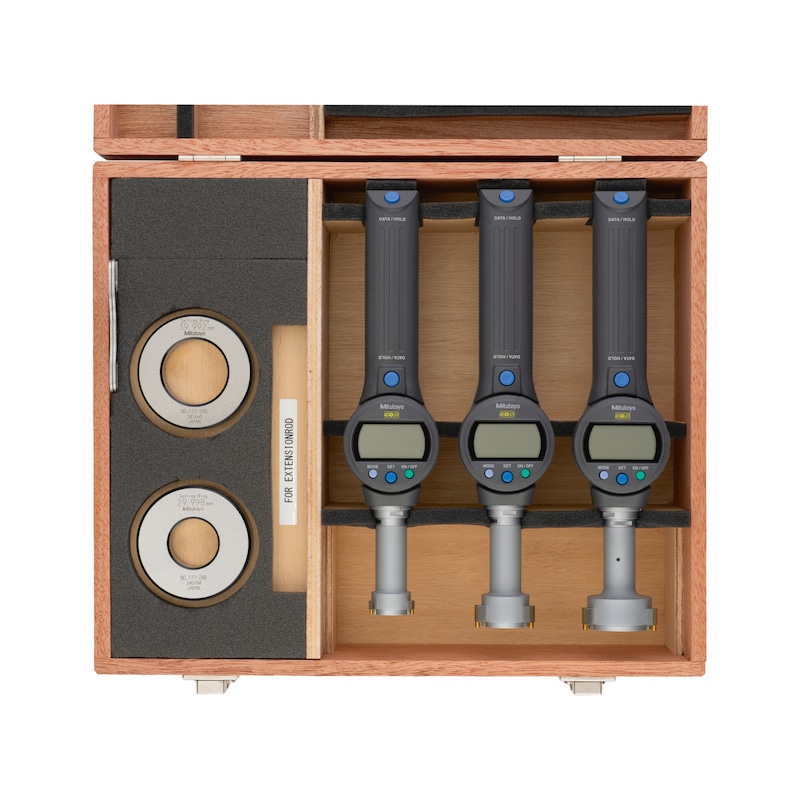 MITUTOYO 3 Punkt Innen-Schnellmessgerät Borematic Komplettsatz 1 - 2 Zoll