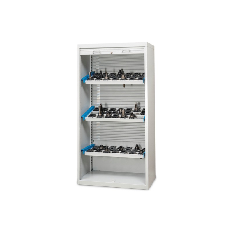 CNC roller shutter cabinet with aluminium roller shutter, 3 CNC tool ...