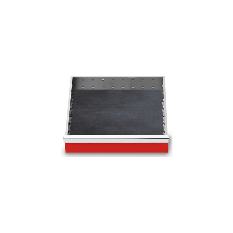 Drawer insert R 18-16 with chequered rubber from front 75 mm