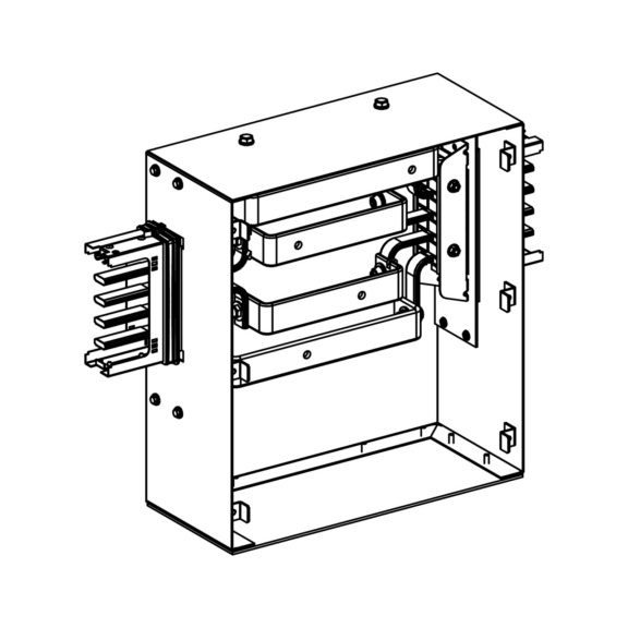 Central feed box and end caps Canalis KSA from WürthElektroShop