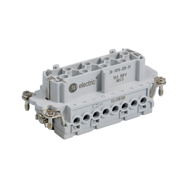 Heavy-duty female connector with spring connectors from WürthElektroShop