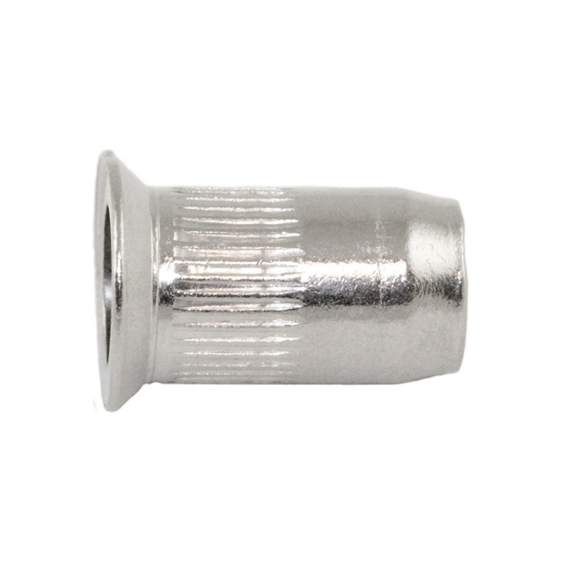 Rivet nut Round Countersunk head Grooved Open A2 from WürthElektroShop