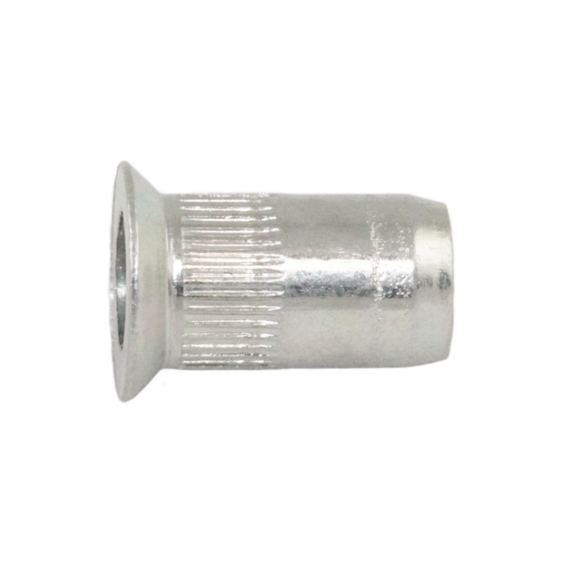 Rivet nut Round Countersunk head Grooved Open ZP from WürthElektroShop