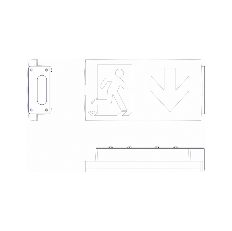 Accessories for emergency exit lighting Teknoware from WürthElektroShop