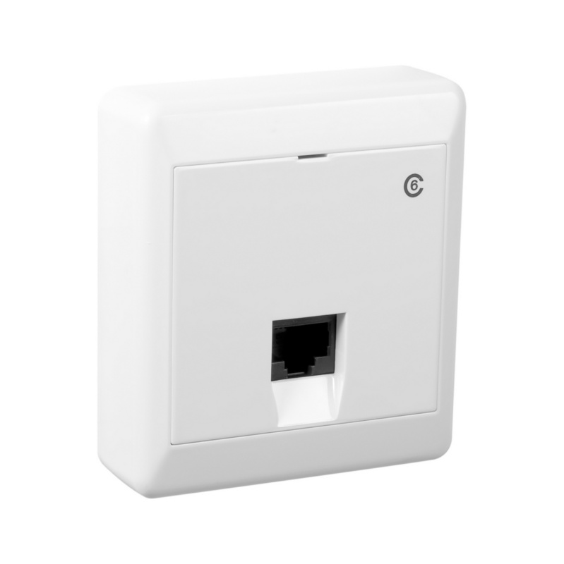 Telecom outlet, surf RJ45 CAT6 UTP ELKO RS Nordic from WürthElektroShop