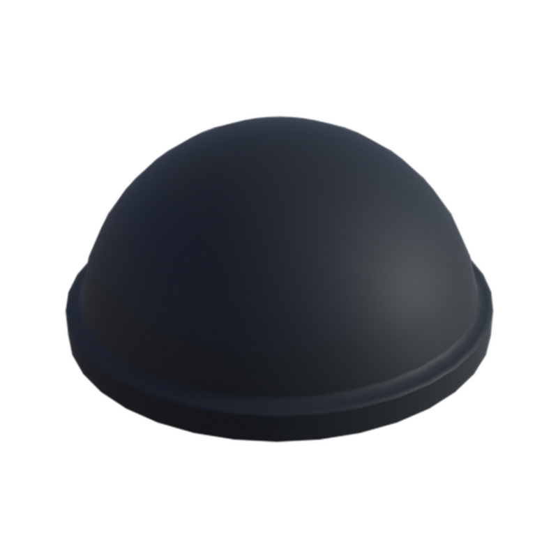 Adhesive bumper, hemispherical, black from WürthElektroShop