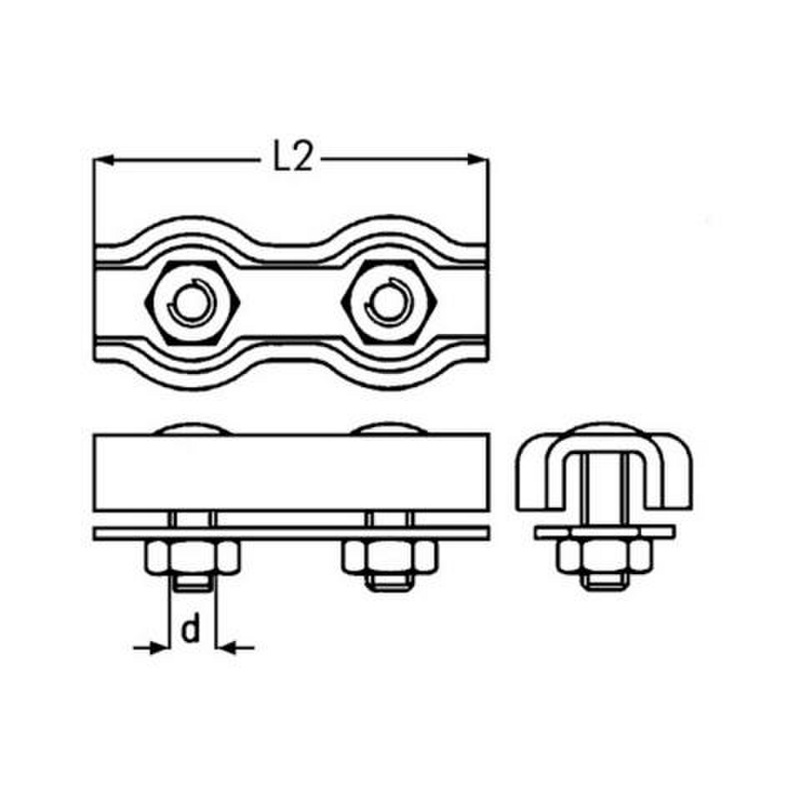 Osta Vaijerilukko Duplex Online Shopista- Ferrometal
