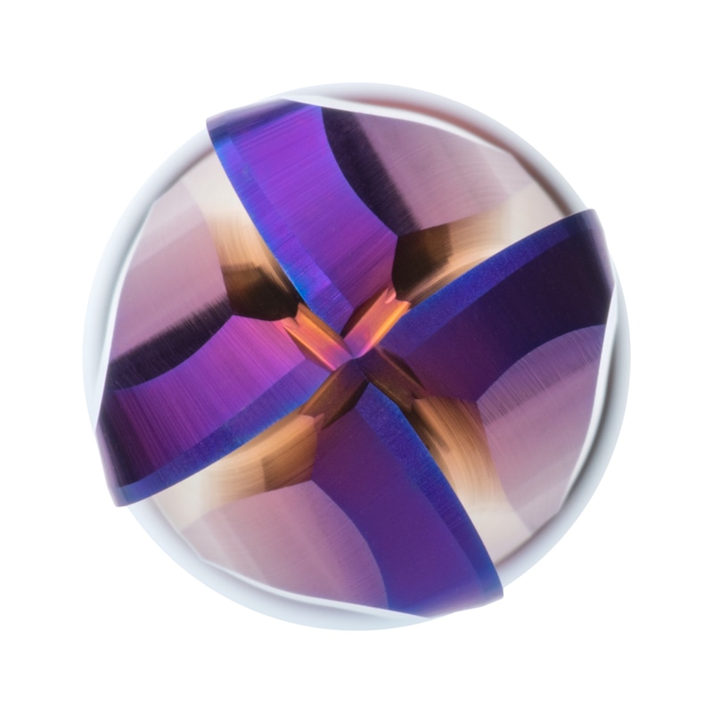 Solid carbide HSC high-feed milling cutter | HAHN+KOLB