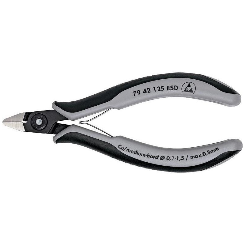 KNIPEX precision ESD electronic side cutters