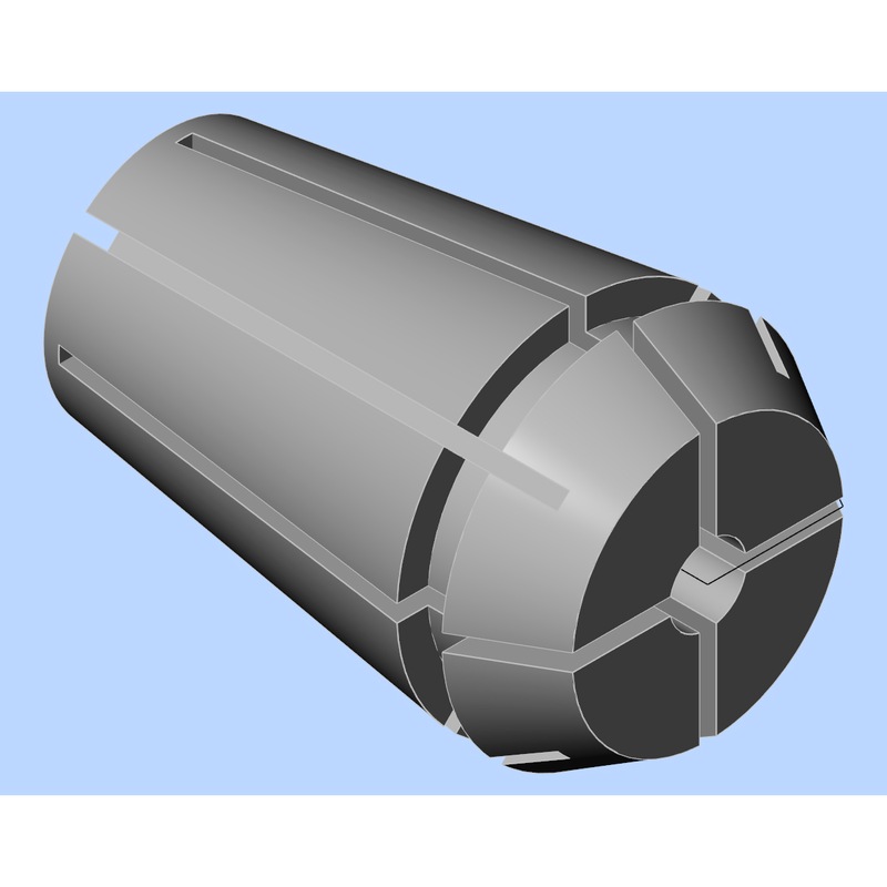ATORN pince ser. ER20 4,5 mm DI caoutc. étanche jus. 60 bar ...