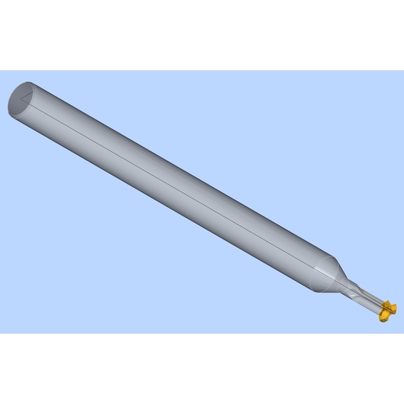 Ebavureur avant et arrière 90 degrés ATORN SC-TiAlN 1,9 mm court queue HA