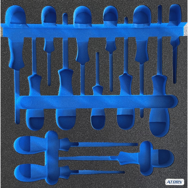 Hard foam insert, empty - VDE screwdriver set 14 Online vásárlás