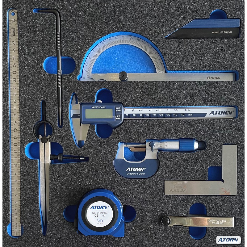 Hartschaumeinlage - Messmittel-Sortiment 10 online kaufen