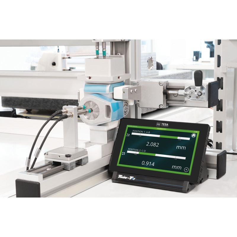 TESA TWIN-T40 meas. range +/-500 µm, digit increment 0.1 µm, 4 probe ...