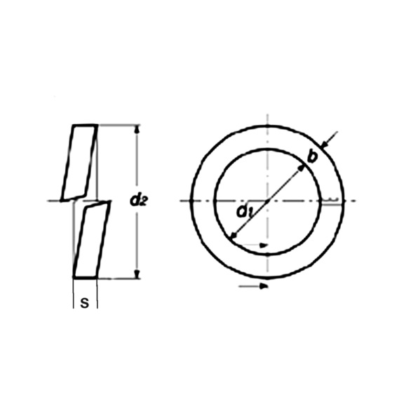 Comprar ARANDELA GROWER CON GALVANIZADO BLANCO