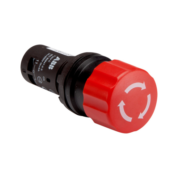 Twist-to-release emergency stop switch Compact from WürthElektroShop