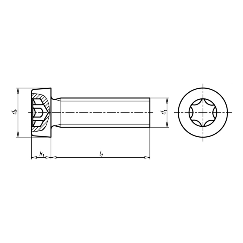 Uraruuvi ISO 14580 TX A2/70 WürthElektroShopista