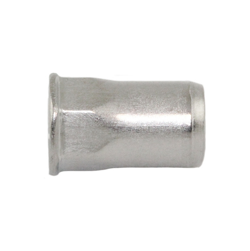 Rivet nut, reduced half-hex, open A2 from WürthElektroShop