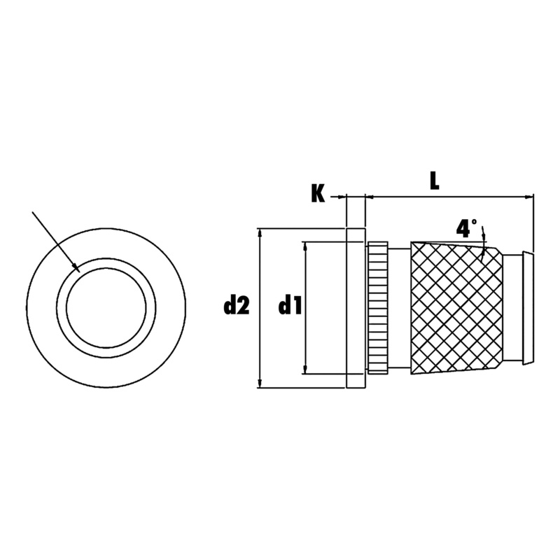 Kierreinsertti Laipallinen Hitsert - Tyyppi 0931 MS WürthElektroShopista