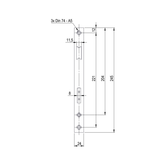Einsteckschloss Rohrrahmen 02 einfach online kaufen | Wucato